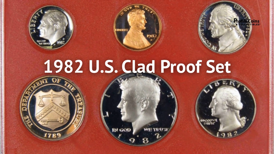1982 Clad Proof Set U.S. Mint Original Government Packaging OGP | eBay