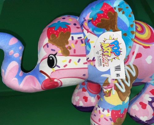 POP ART Soft plush Elephant 🐘 Mammoth Sweetie 16” Long Stuffed Animal ...