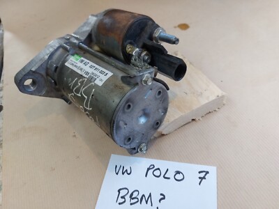 VW Polo Mk7 Starter Motor - From Salvage Volkswagen Car ## Ensure it ...