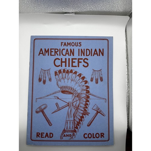Famous American Indian Chiefs Read & Color Book | eBay