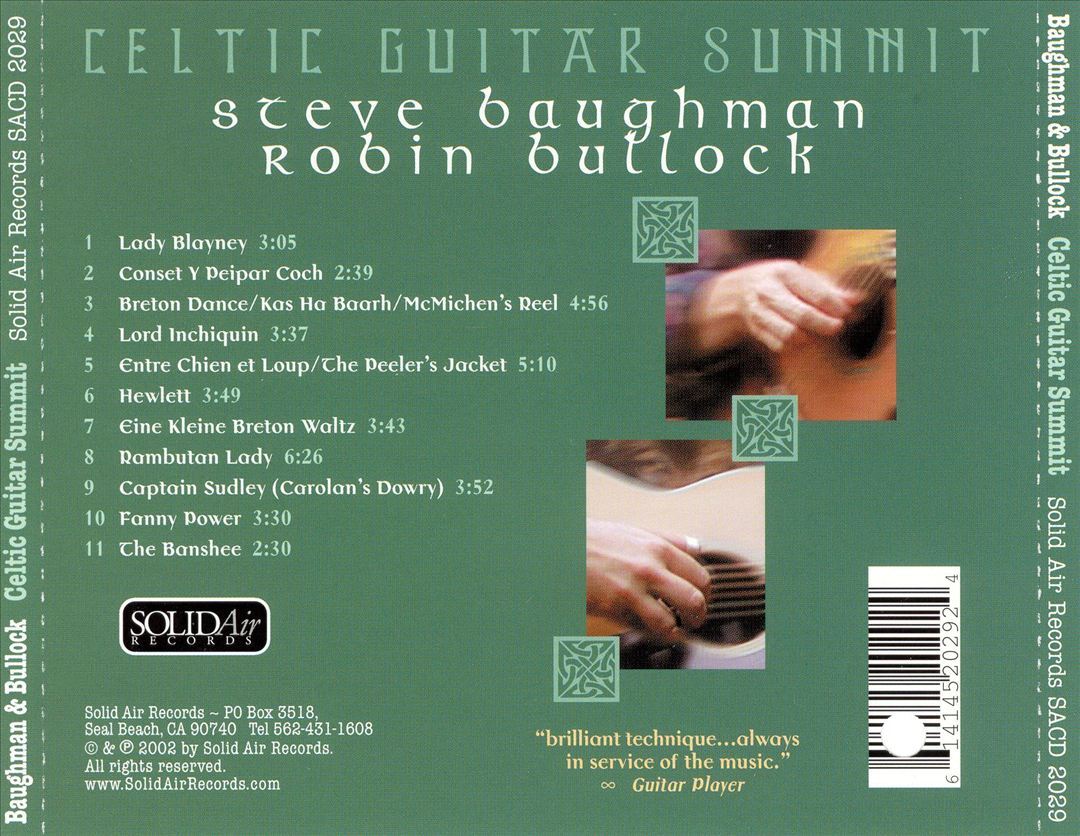 STEVE BAUGHMAN/ROBIN BULLOCK CELTIC GUITAR SUMMIT: GROOVEMASTERS, VOL ...