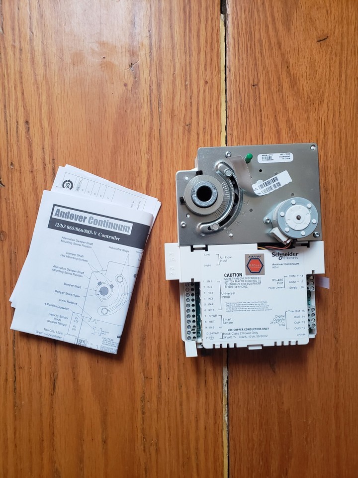 Schneider Electric Andover Continuum B3865-V VAV BACNet Controller | eBay