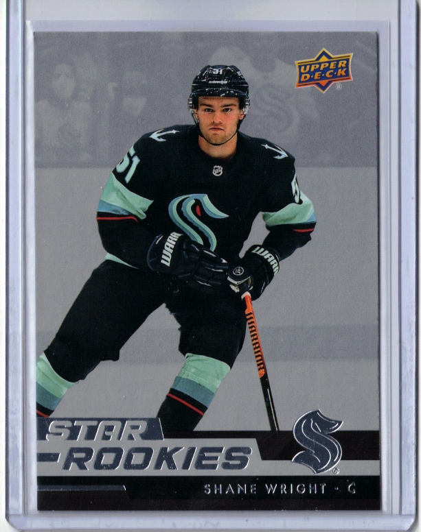 SHANE WRIGHT 22/23 Upper Deck Star Rookies Box Rookie Seattle Kraken ...
