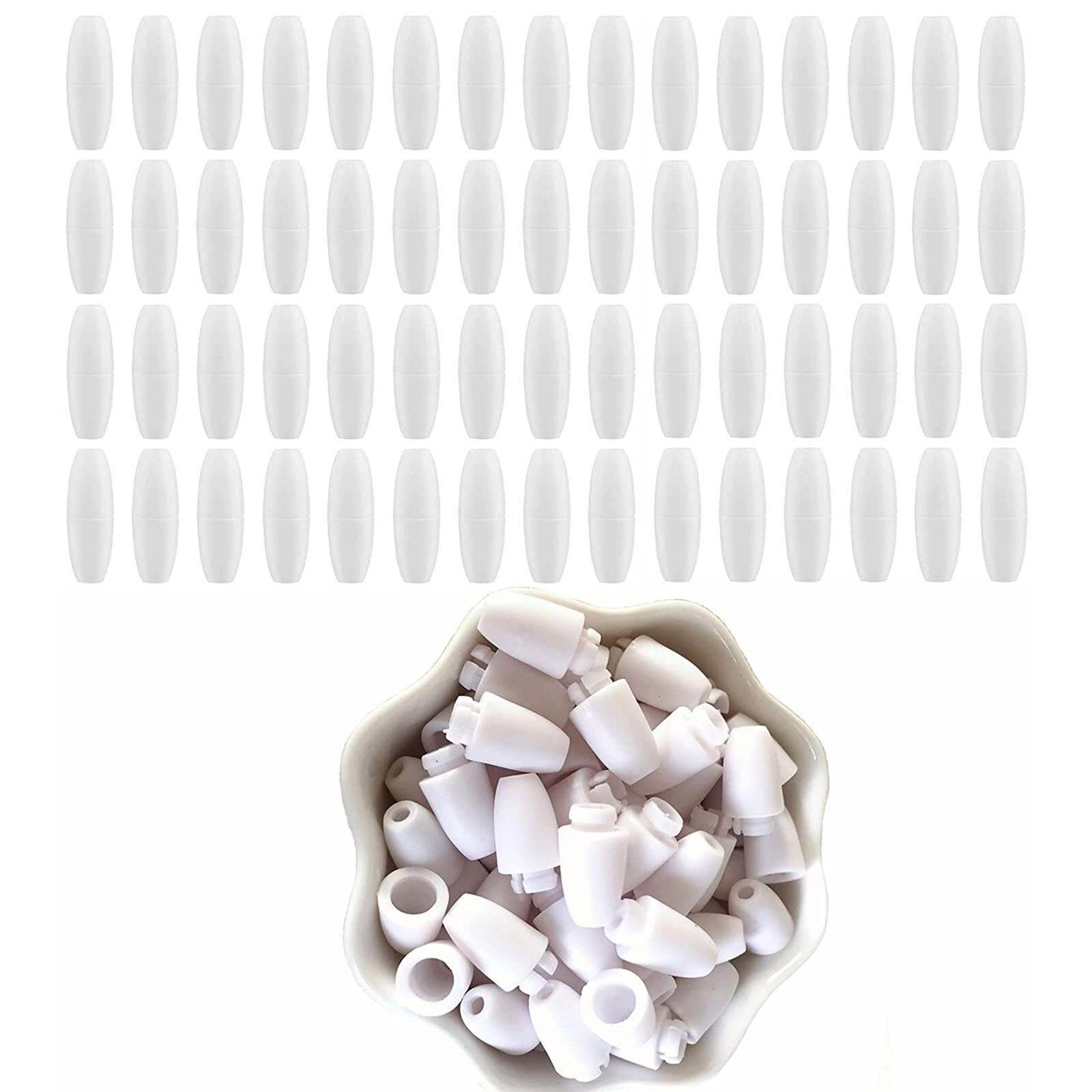 10-50X Breakaway Plastic Clasp Clasps Silicone Bead Necklace Lanyard ...