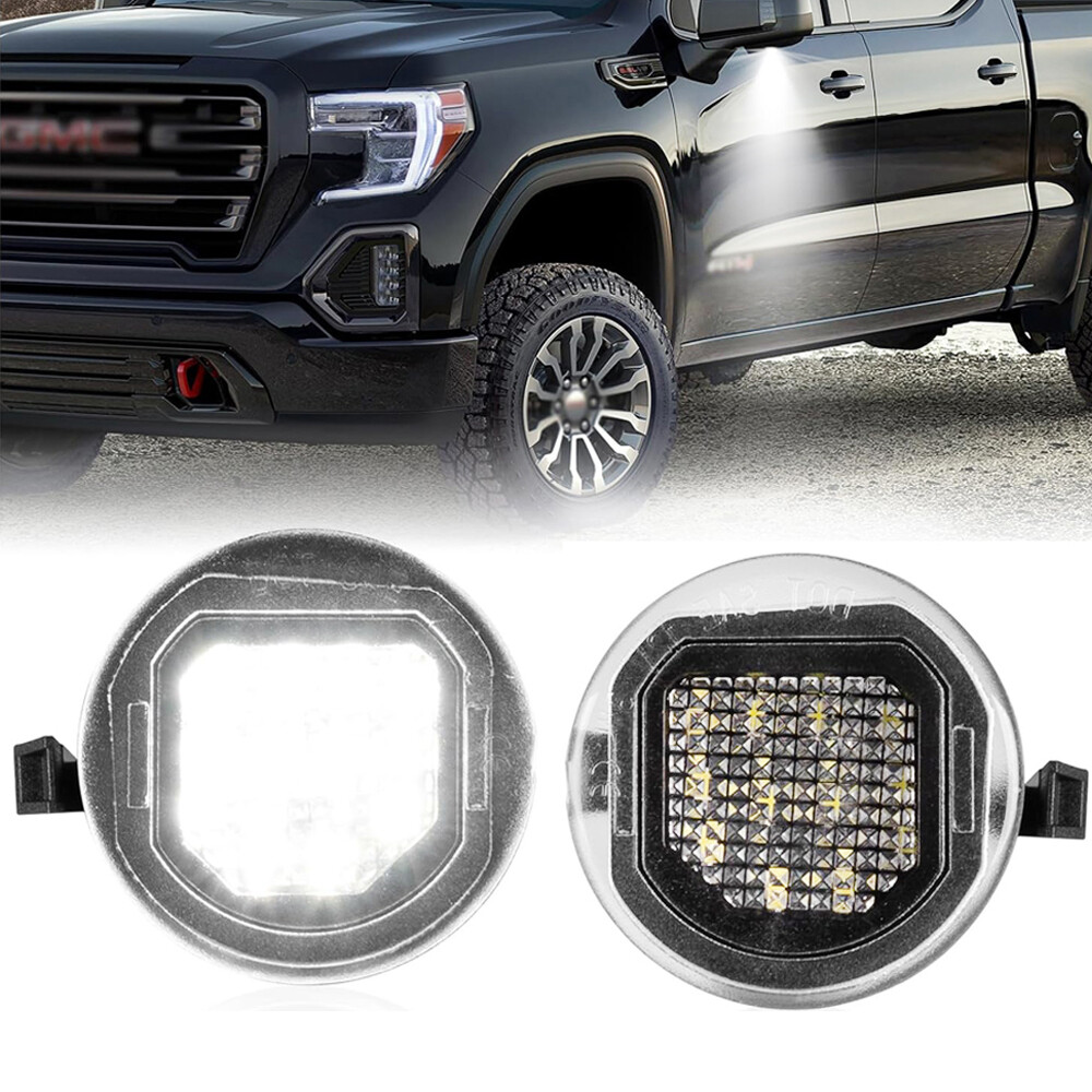 LED Under Mirror Puddle Lights For 2015-2020 For Cadillac Escalade ESV ...