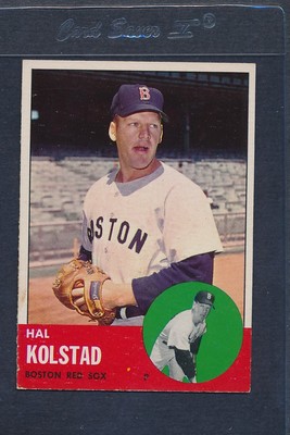 1963 Topps #574 Hal Kolstad Red Sox EX *1628 | eBay