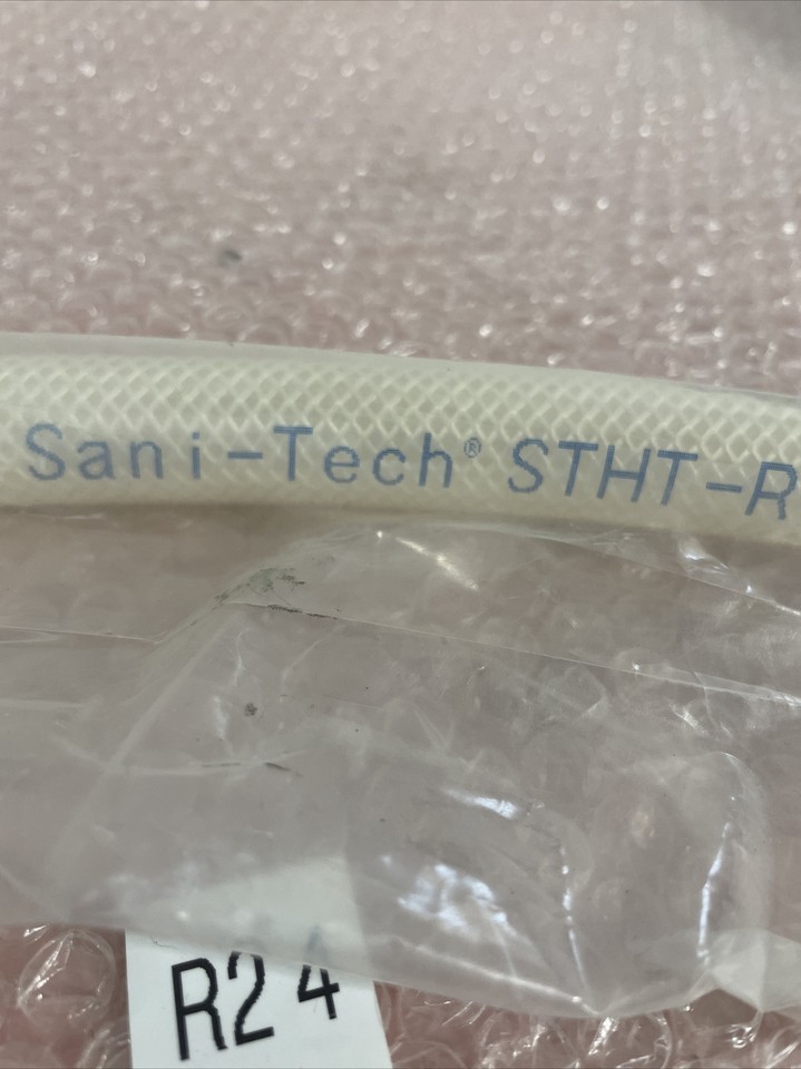 Sani Tech STHT-R-0500 32”Length Silicone Hose w/ 1" Tri-Clamp Sanitary ...