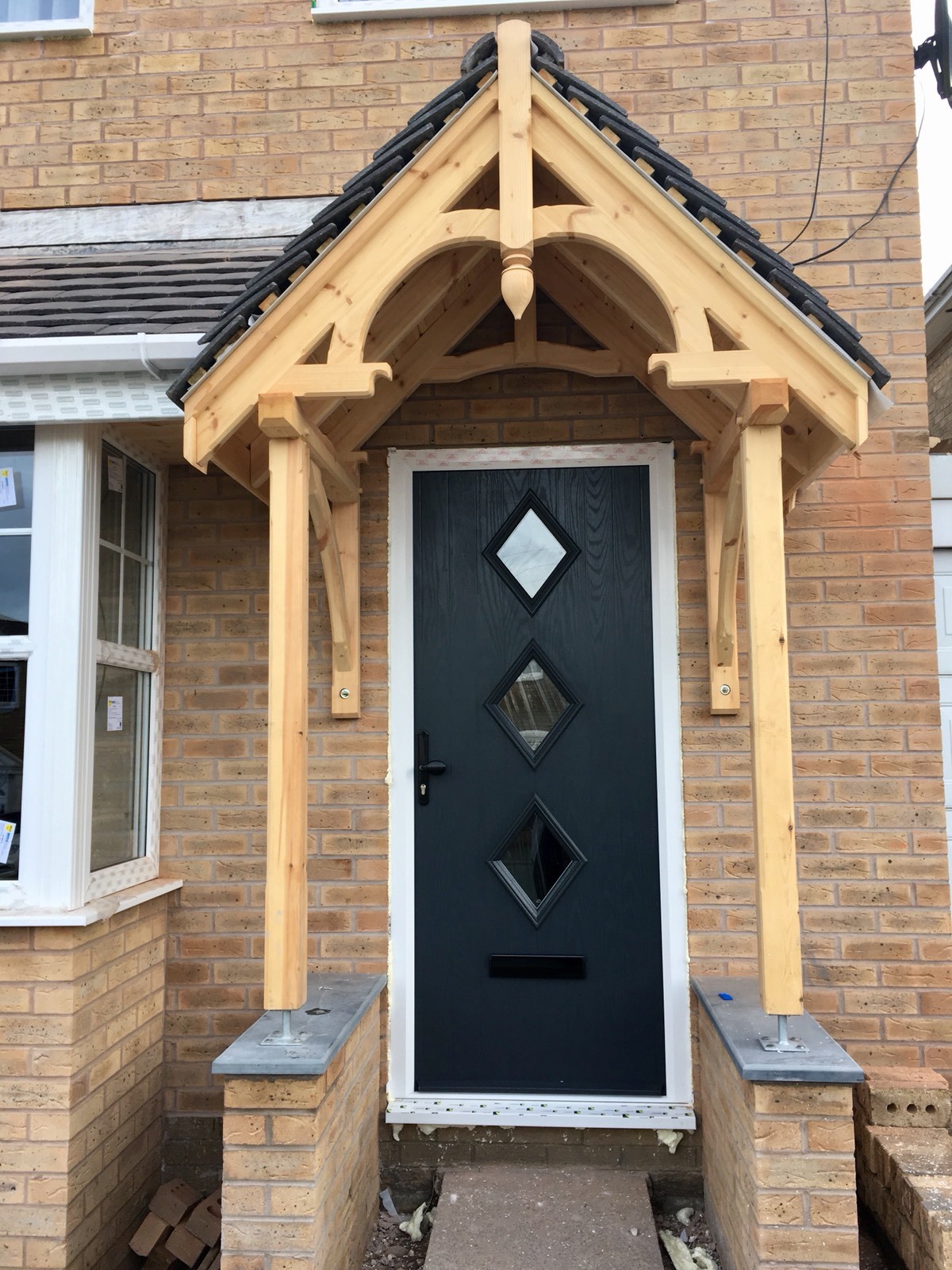Timber Door Canopy Timber Door Porch Hand Made Bespoke Joinery (Made to ...