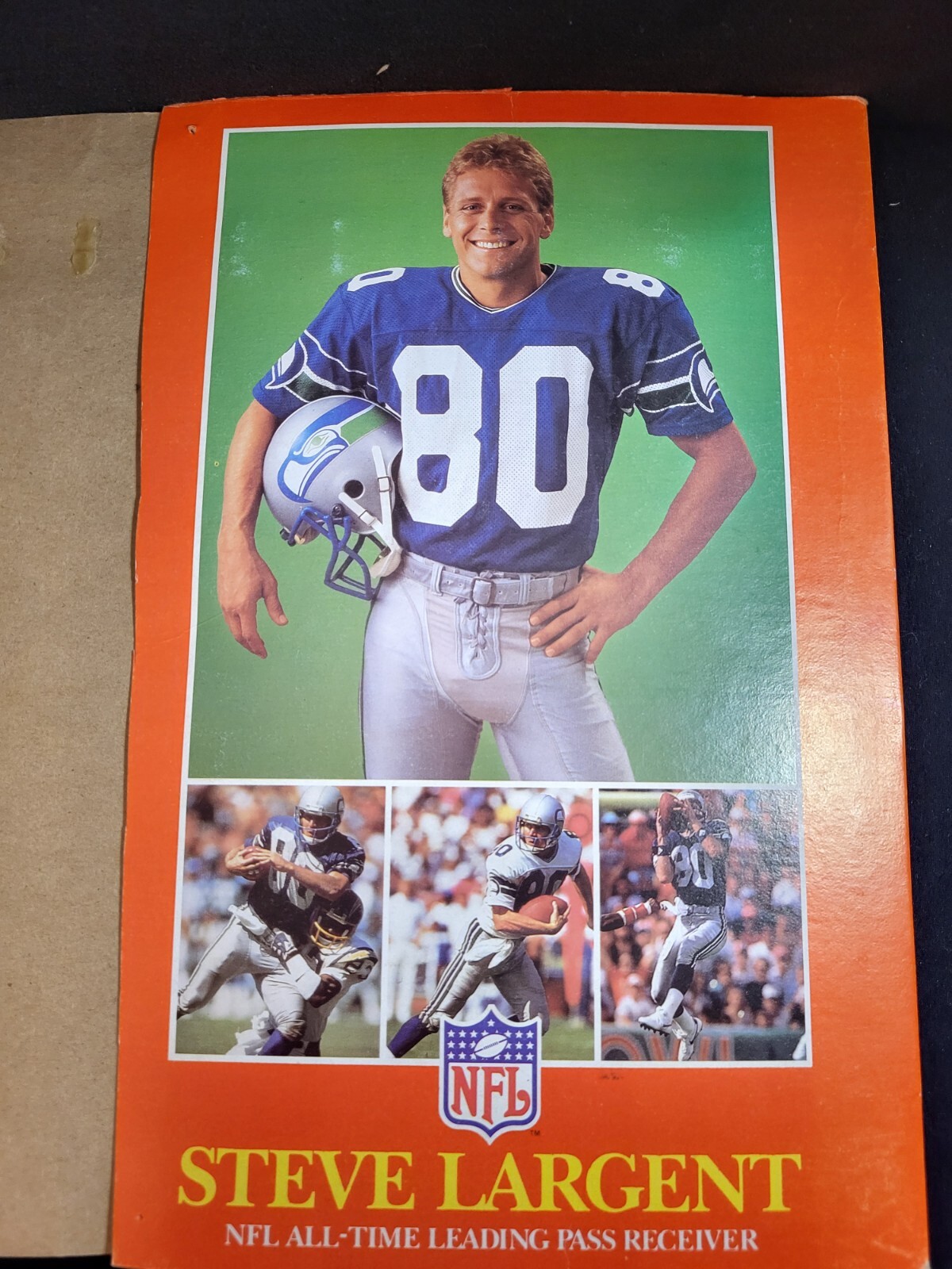 Wheaties Cereal Box Commemorative Steve Largent Seattle Seahawks Cutout ...