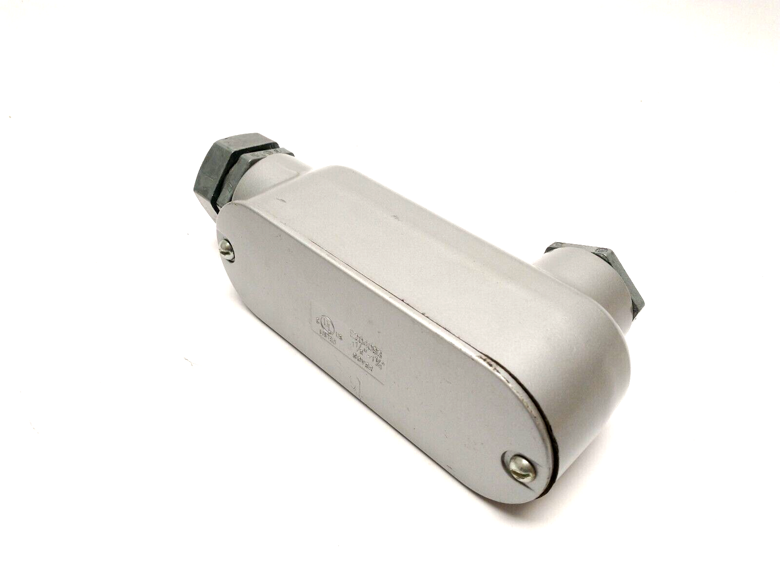 E204093 1-1/4" Aluminum LB Type Conduit Body 32.3 Cubic Inch 1-1/2" To ...