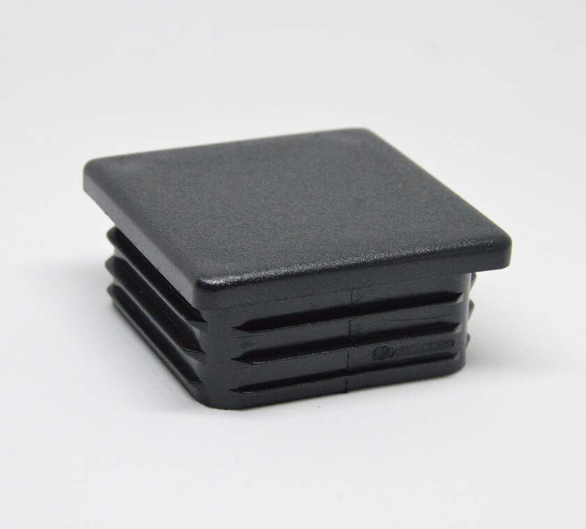 Square Plastic End Caps Blanking Plugs Tube/ Box Section Inserts /Black ...