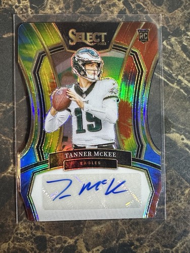 2023 Panini Select - Rookie Signatures Tanner McKee #RSI-TMC Tie-Dye ...