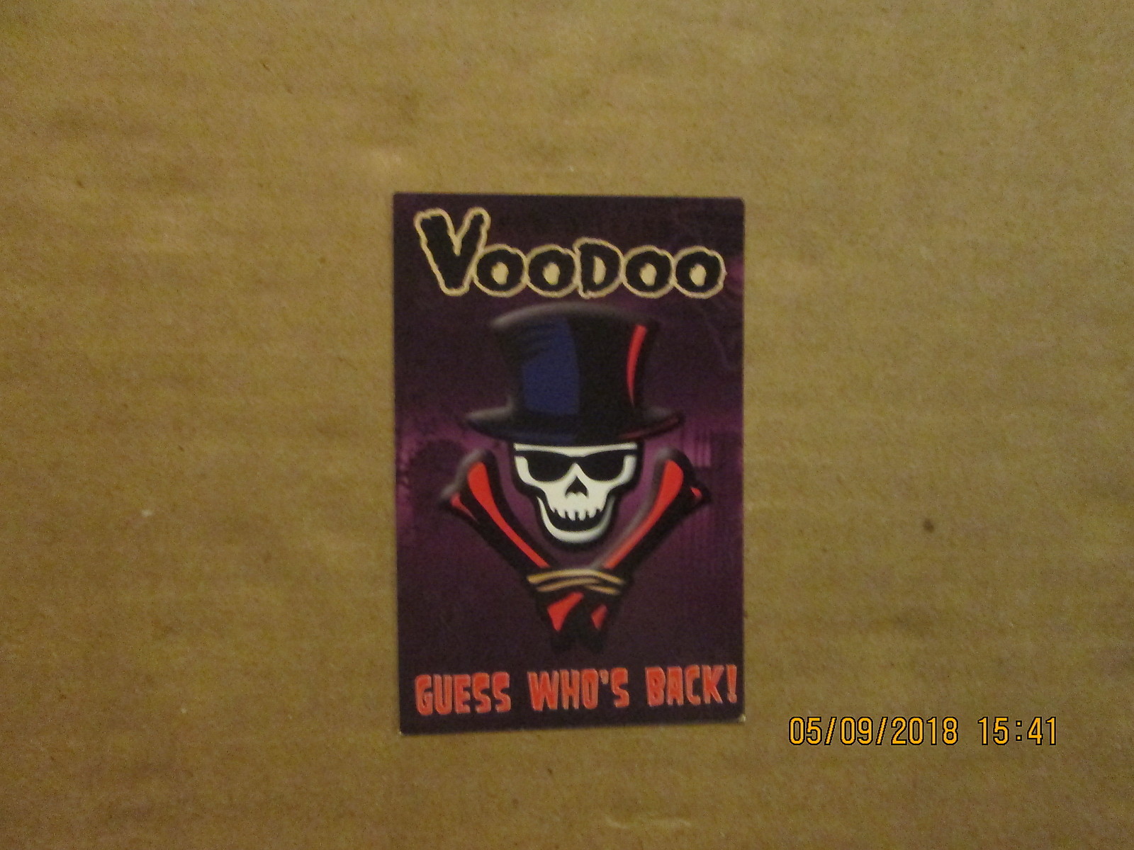 AFL New Orleans VooDoo Vintage Circa 2007 Logo Football Card Schedule ...