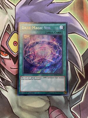 MVP1-ENS19 Dark Magic Veil Secret Rare 1st Edition NM Yugioh Card | eBay UK