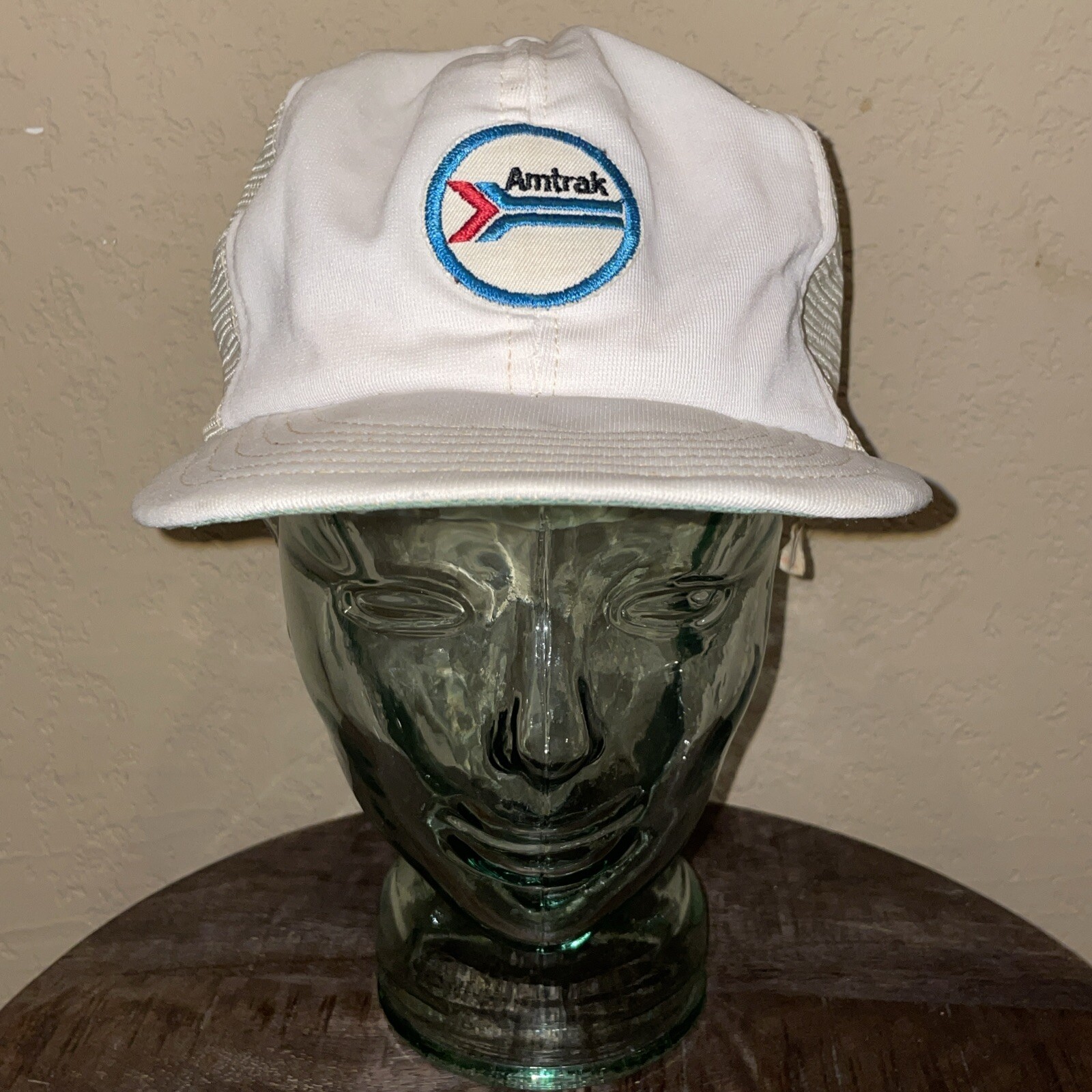 Vintage adult Amtrak Railroad Train Patch Snapback H… - Gem