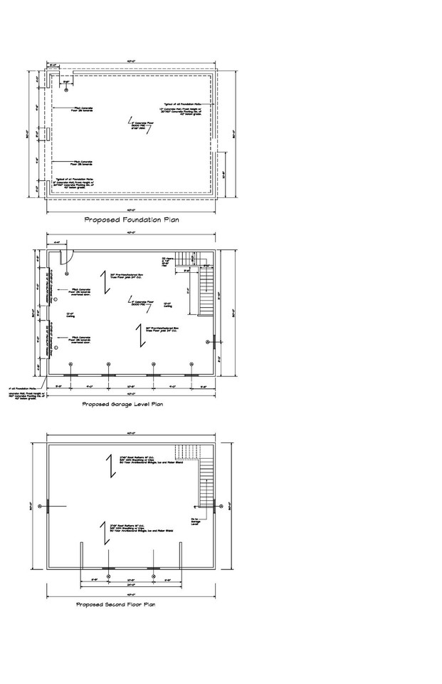 30'X40'- 40'X30' GARAGE PLANS GAMBREL ROOF OVERSIZED GARAGE PLAN 18 ...