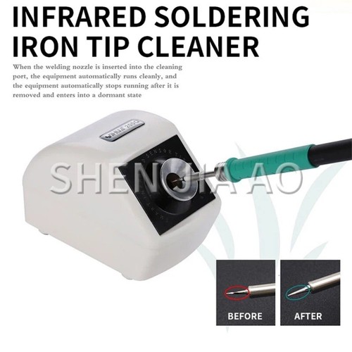 Mini Infrared Soldering Iron Head Cleaner Mouth Cleaner Automatic Tin ...
