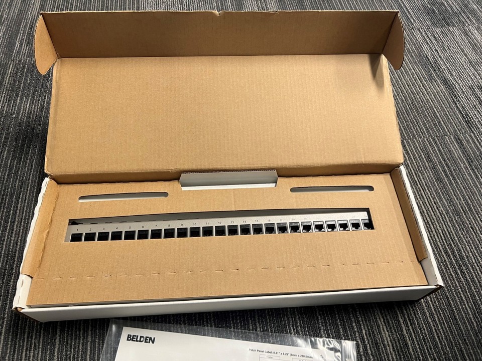 Belden AX103256 10GB 48-Port 10GX KeyConnect Patch Panel 48-Port 2U ...