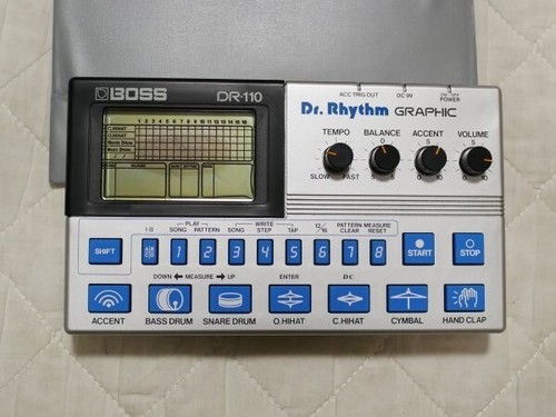 BOSS DR-110 Dr. Rhythm Graphic Analog Drum Machine | eBay UK