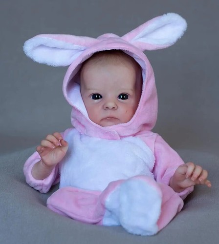 16in Premie Lifelike Reborn Baby Doll Newborn Tink Girl 3D Painted Art ...