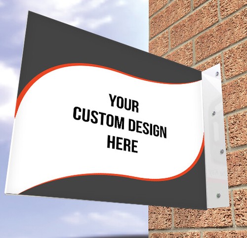Customised Protruding Wall Mounted Flange Sign | eBay UK