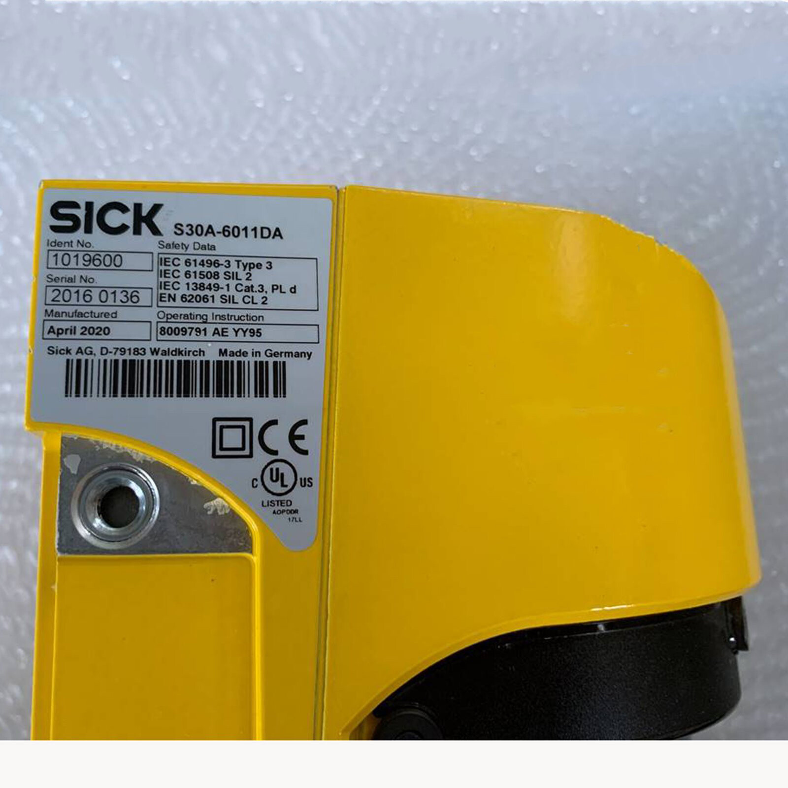 1pcs used sick S30A-6011DA 1019600 Safety Laser Scanner Free shipping ...