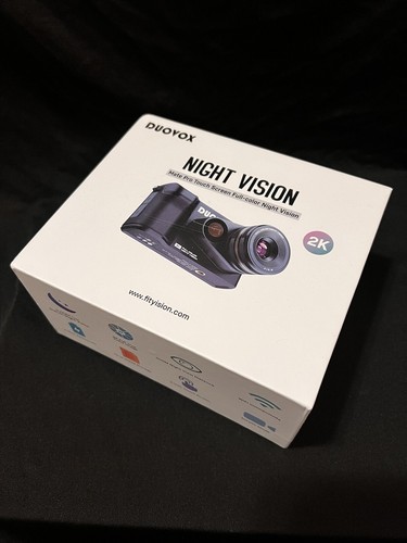 DUOVOX Mate Pro Full color 2K NIGHT VISION Camera Video recorder NEW | eBay