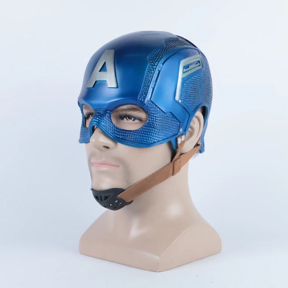 Civil War 3 Captain America Masks Helmet Soft PVC latex Mask Cosplay ...