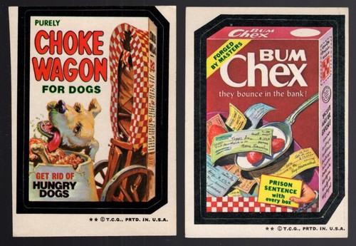 1973 Topps Wacky Packs Series 4 Complete Set 30/30 VG Packages CHOKE ...