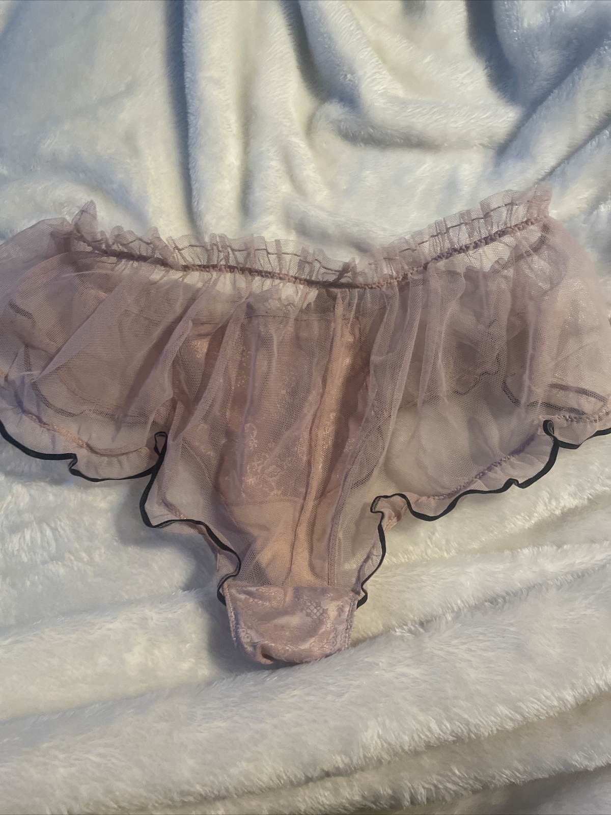 Vintage Victoria’s Secret Sheer Mesh See through Bow … - Gem