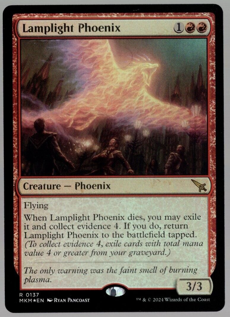 Lamplight Phoenix 0137 Rare Foil Murders at Karlov Manor MTG Near Mint | eBay