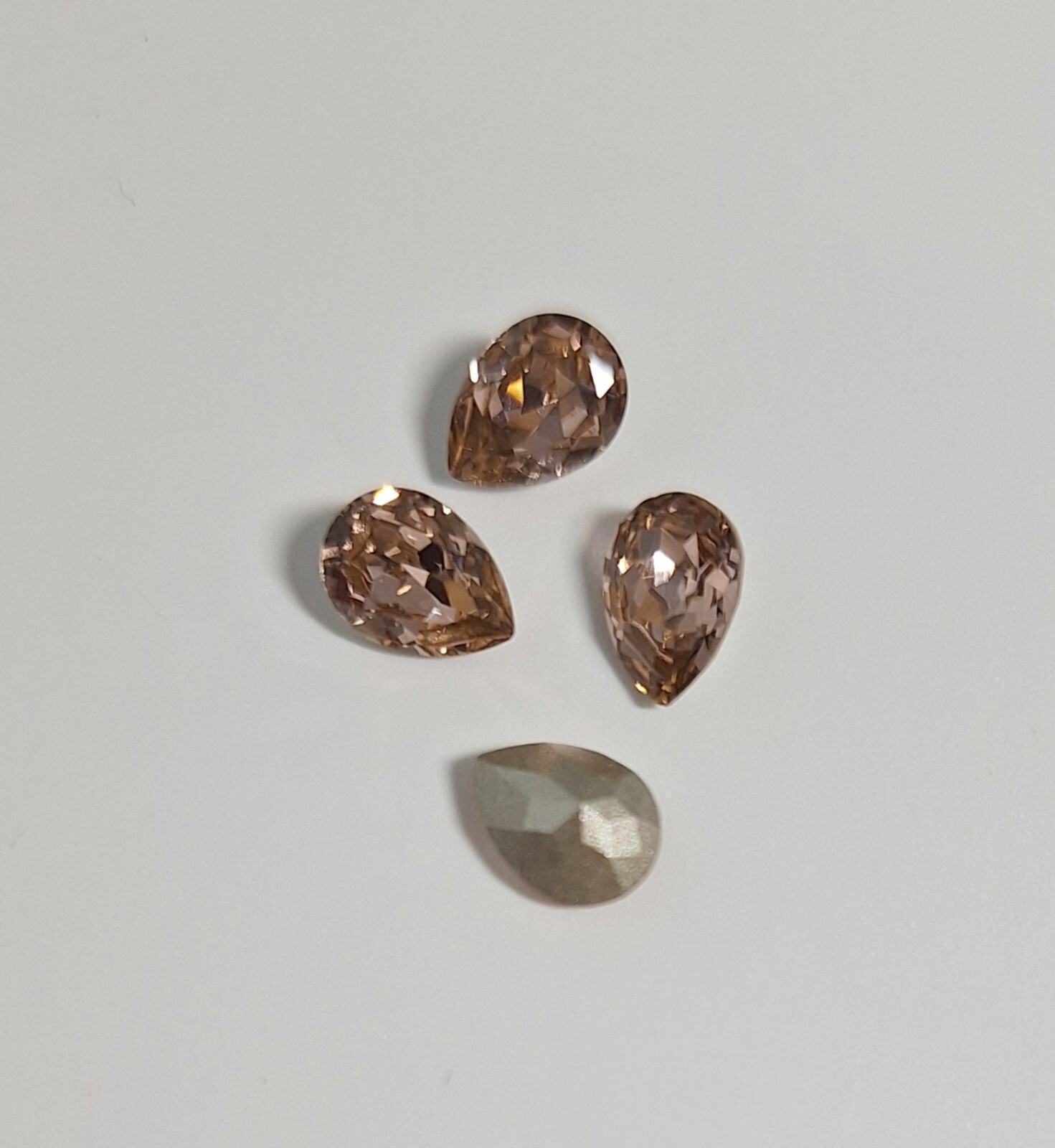 Faceted Crystal Gems Bundle - Assortment of shapes and sizes - 70 ...