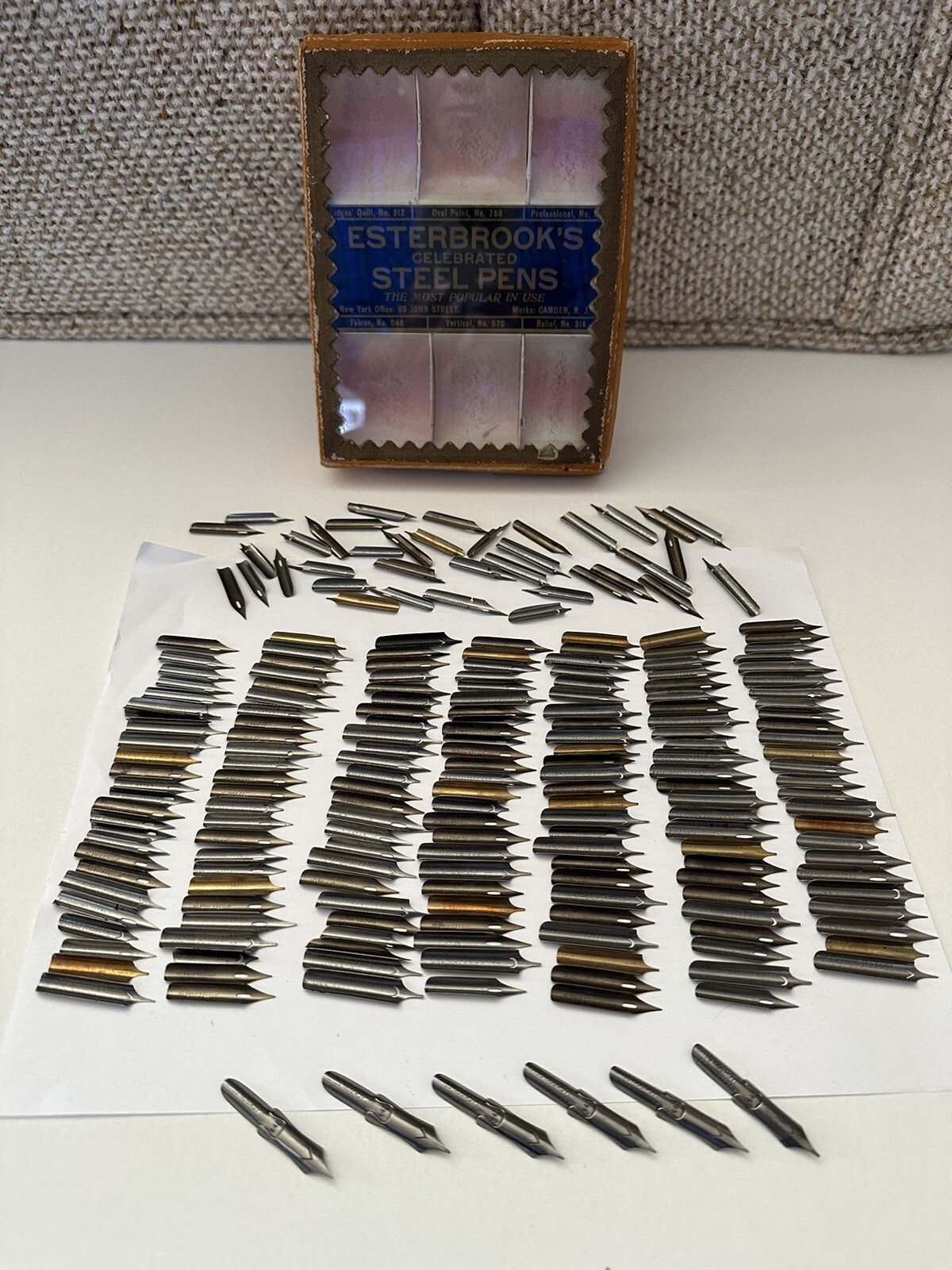 200+ Vintage Dip Pen Nibs Lot Esterbrook, Crunden-Martin etc. Many ...