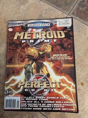 Metroid Prime Nintendo Versus Books Official Perfect Strategy Guide | eBay