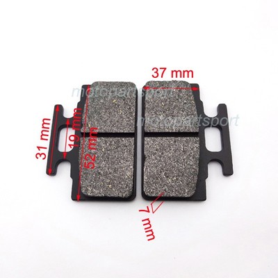 Moped Scooter Disc Brake Pads For 50cc Taotao CY50-B VETAS 50 ATM 50 A ...