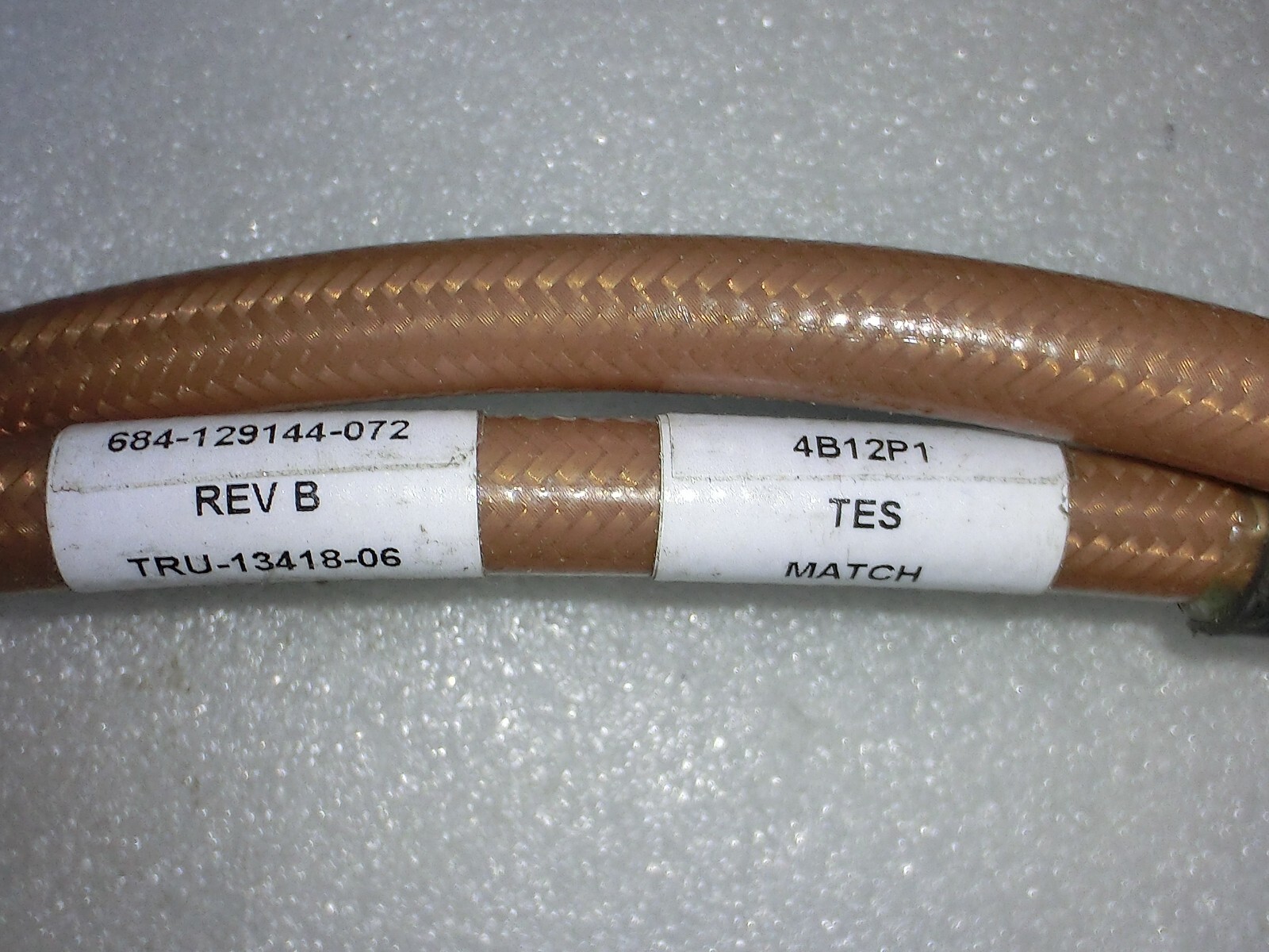 Lam Research 684-129144-072 Rev B RF Match Cable,TRU-13418-06,Used,US ...