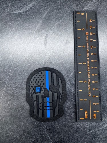 5.11 Tactical Patch Thin Blue line Skull | eBay
