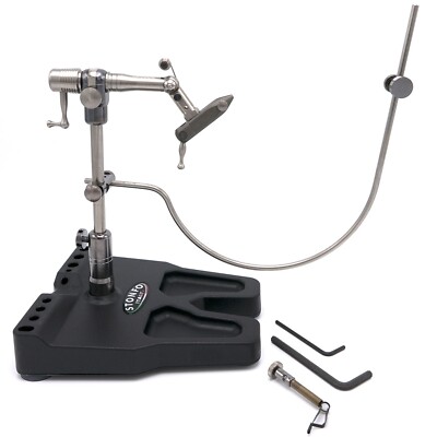 STONFO ELITE VISE - Fly Tying 360 Rotary Vise w/ Pedestal Base BRAND ...