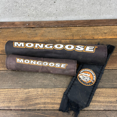 Mongoose Pad Set Mid Old School BMX Stem Frame Handlebar 1998 OG 90s ...