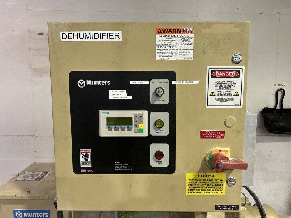 Munters Desiccant Dehumidifier HCD-600-EA-SFCS | eBay