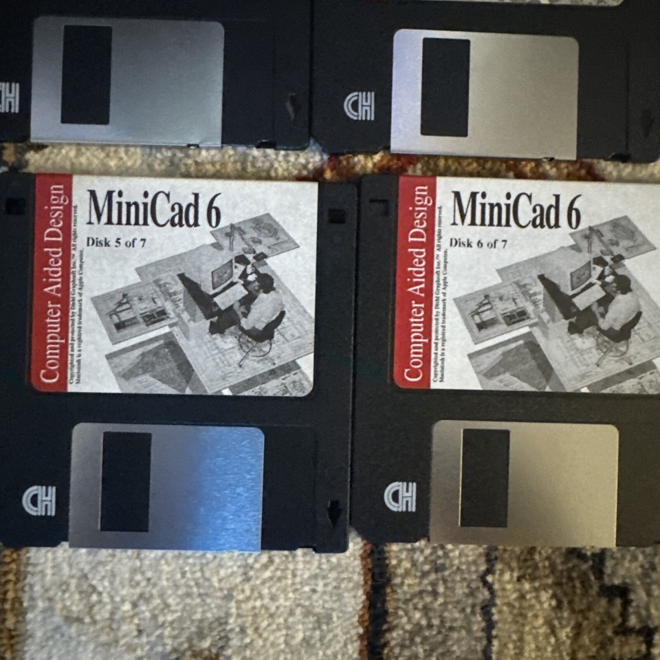 MiniCAD 6 COMPUTER AIDED DESIGN DRAFTING SOFTWARE WINDOWS DIEHL ...