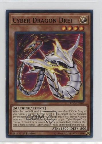 Cyber Dragon Drei 1st Ed. YuGiOh Legendary Decks #LEDD-ENB03 | eBay