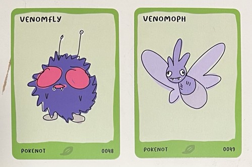 Pokenots 151 Venomyfly Venomoph Set of 2 (Dysfunctional Passholder) | eBay