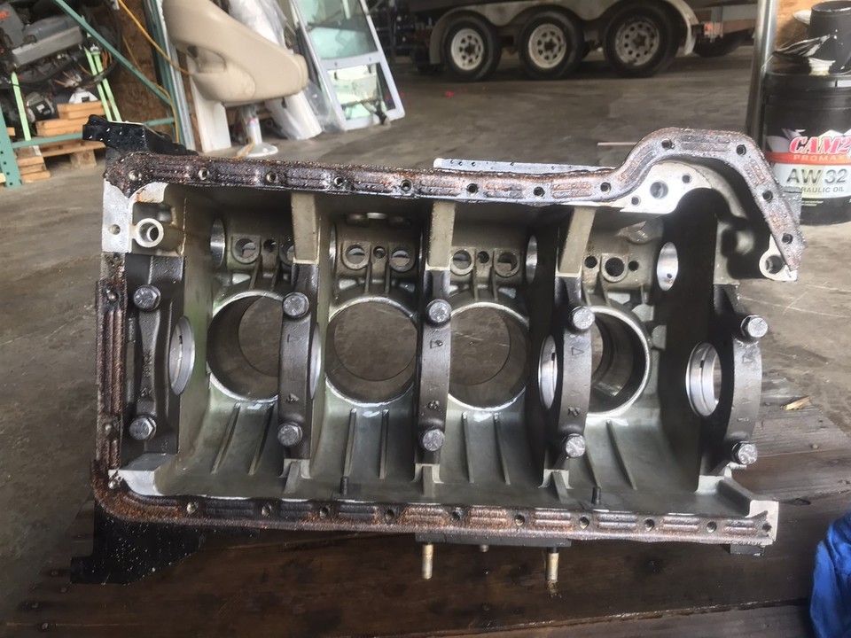 MerCruiser Mercury Marine 3.7 L 470 engine block case 4 cylinder | eBay