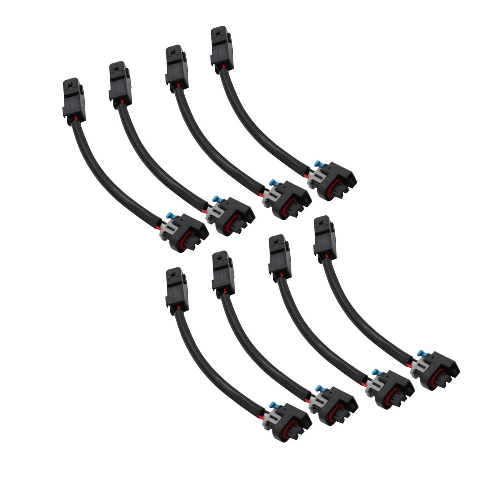8X For Delphi Adapter LS1 LS6 LT1 EV1 Injector Harness to Multec LQ4 ...