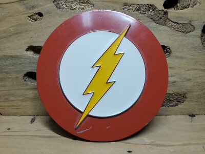 DC Comics The FLASH Series Symbol Metal Enamel BELT BUCKLE W/Scratch ...