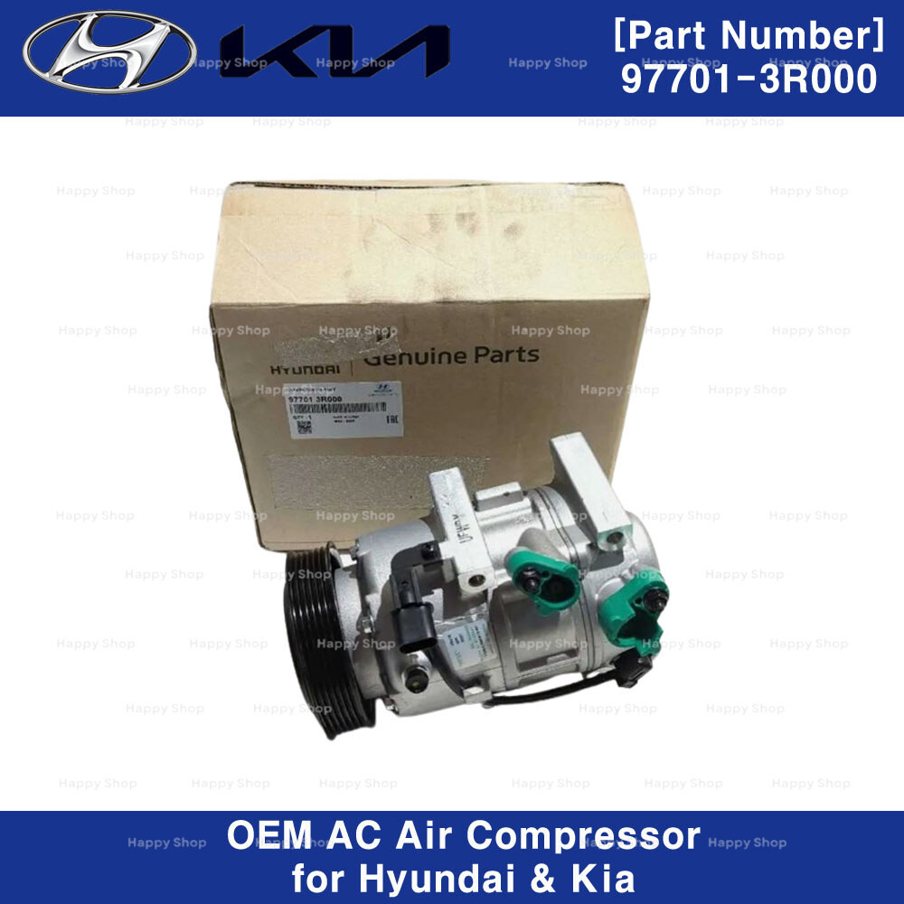 97701-3R000 Genuine OEM A/C Air Compressor for Hyundai Sonata Kia ...