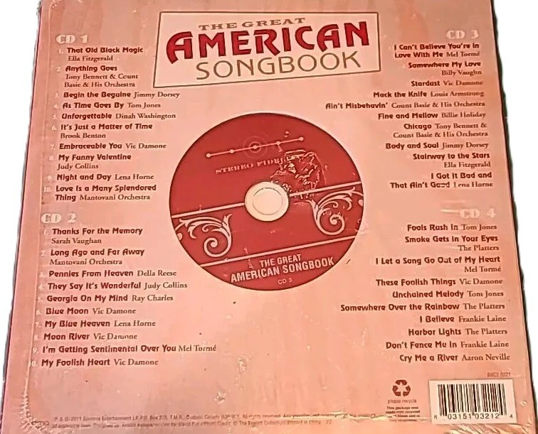 The American Song Book Set Great American Music from Ray Charles, 4 ...