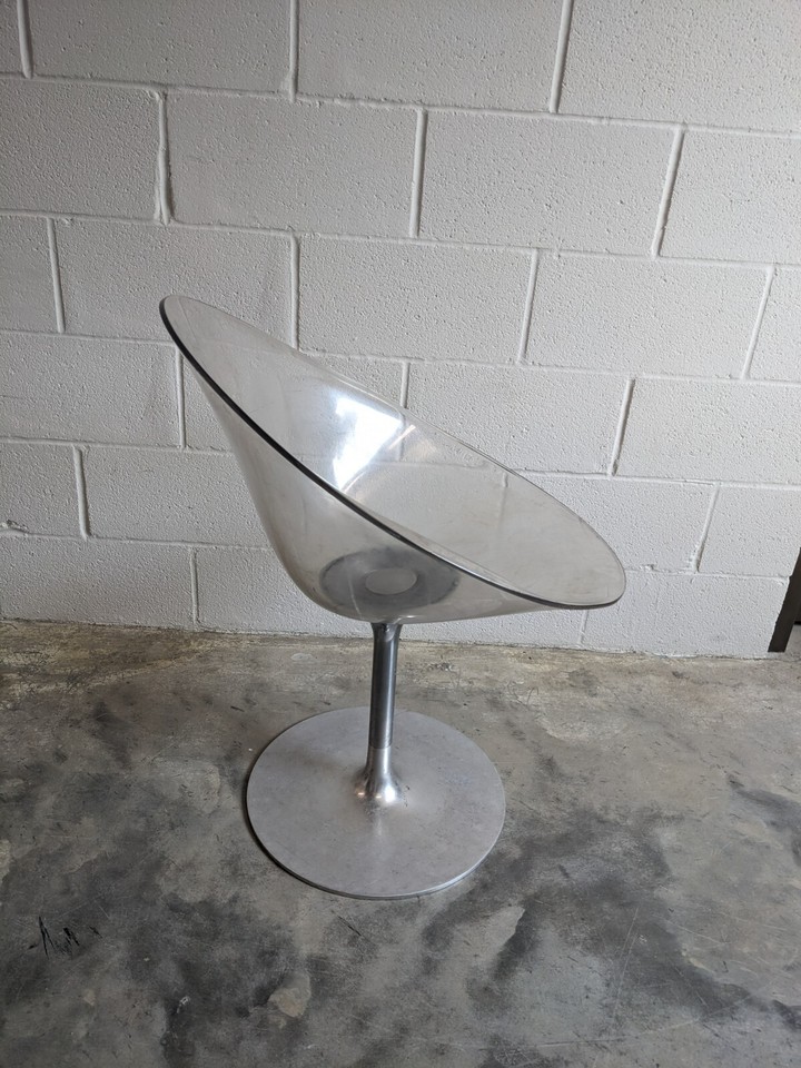 Eros Swivel Chair x Philippe Starck For Kartell Modern Egg Clear ...