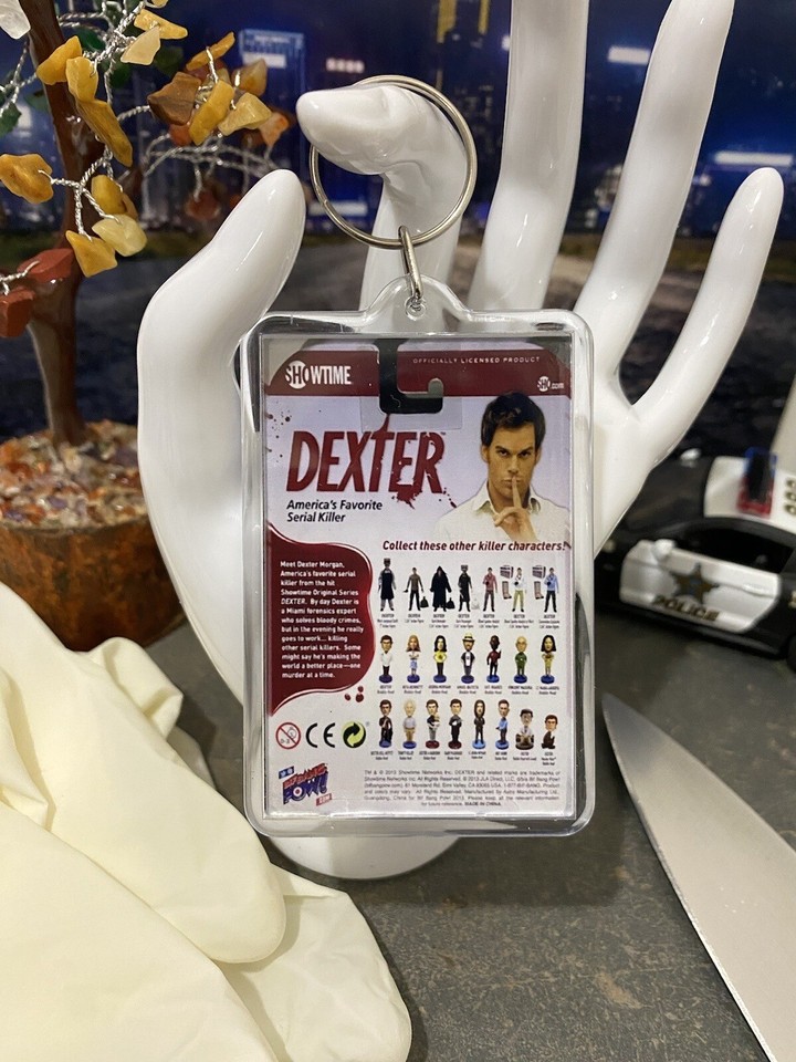 Dexter Morgan Action Figure - Tribute Keychain - Novelty Key Ring | eBay